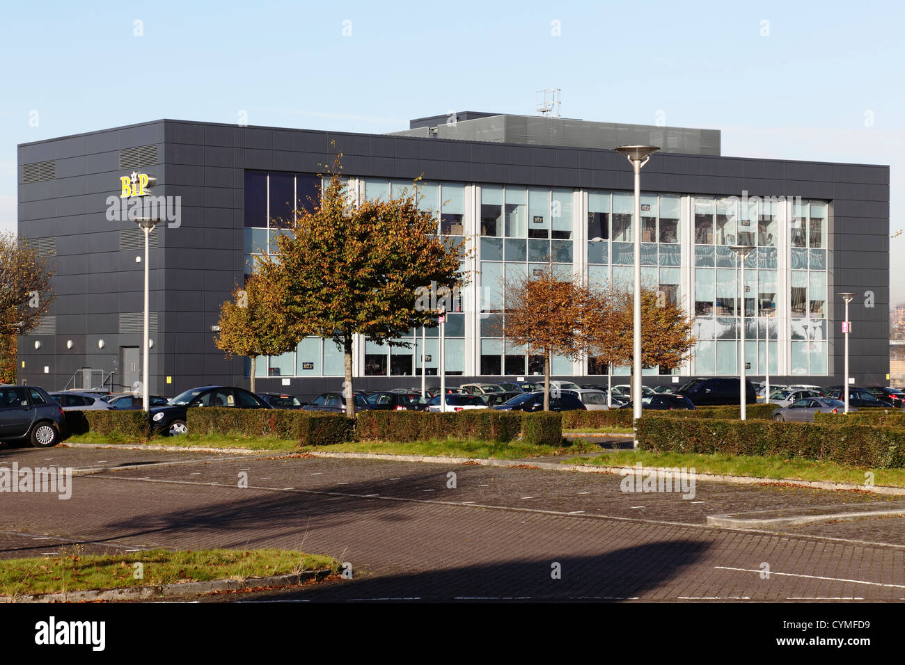 BIP Solutions building on Pacific Quay in Glasgow, Scotland, UK Stock ...