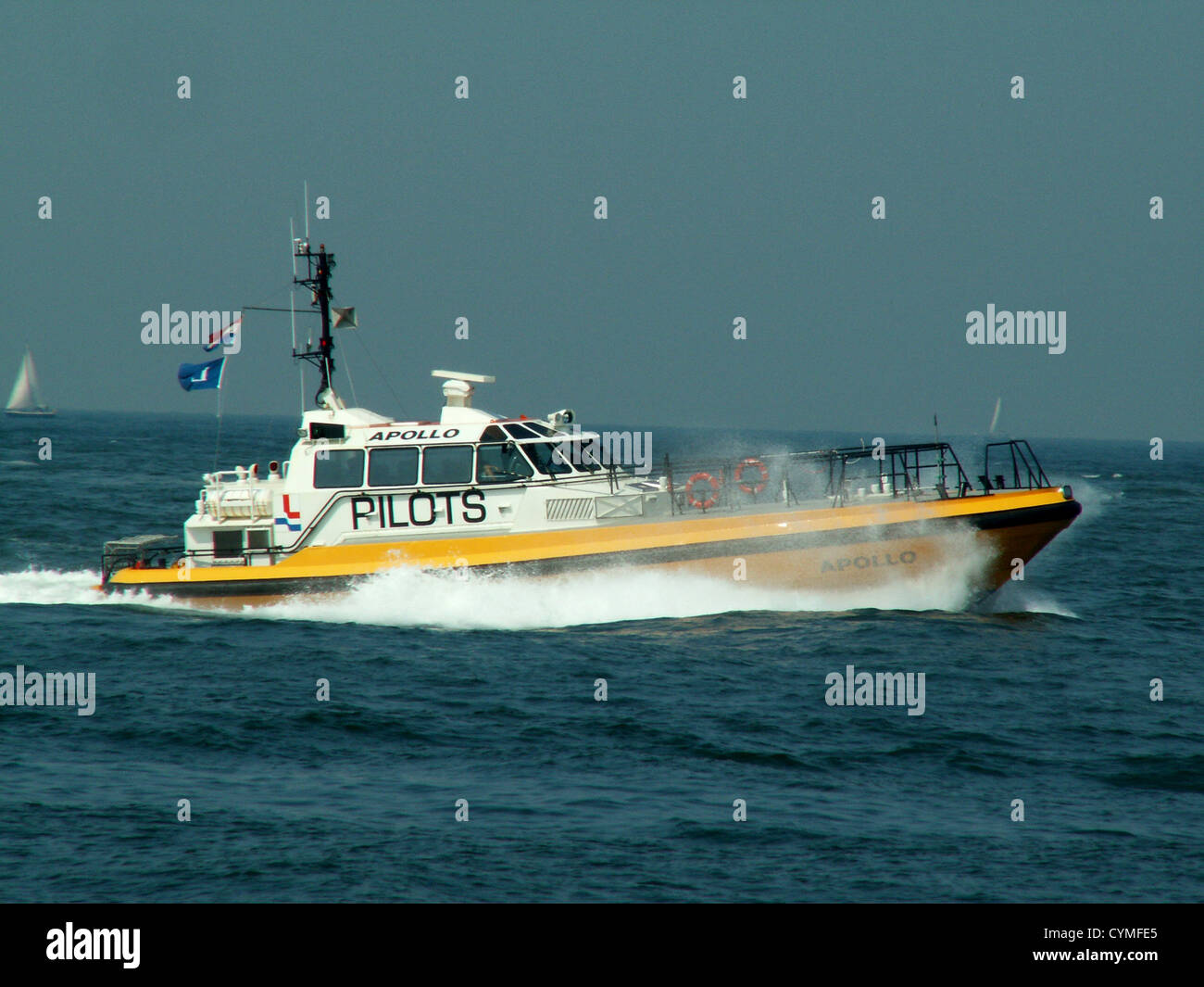 pilot boat ship Stock Photo - Alamy