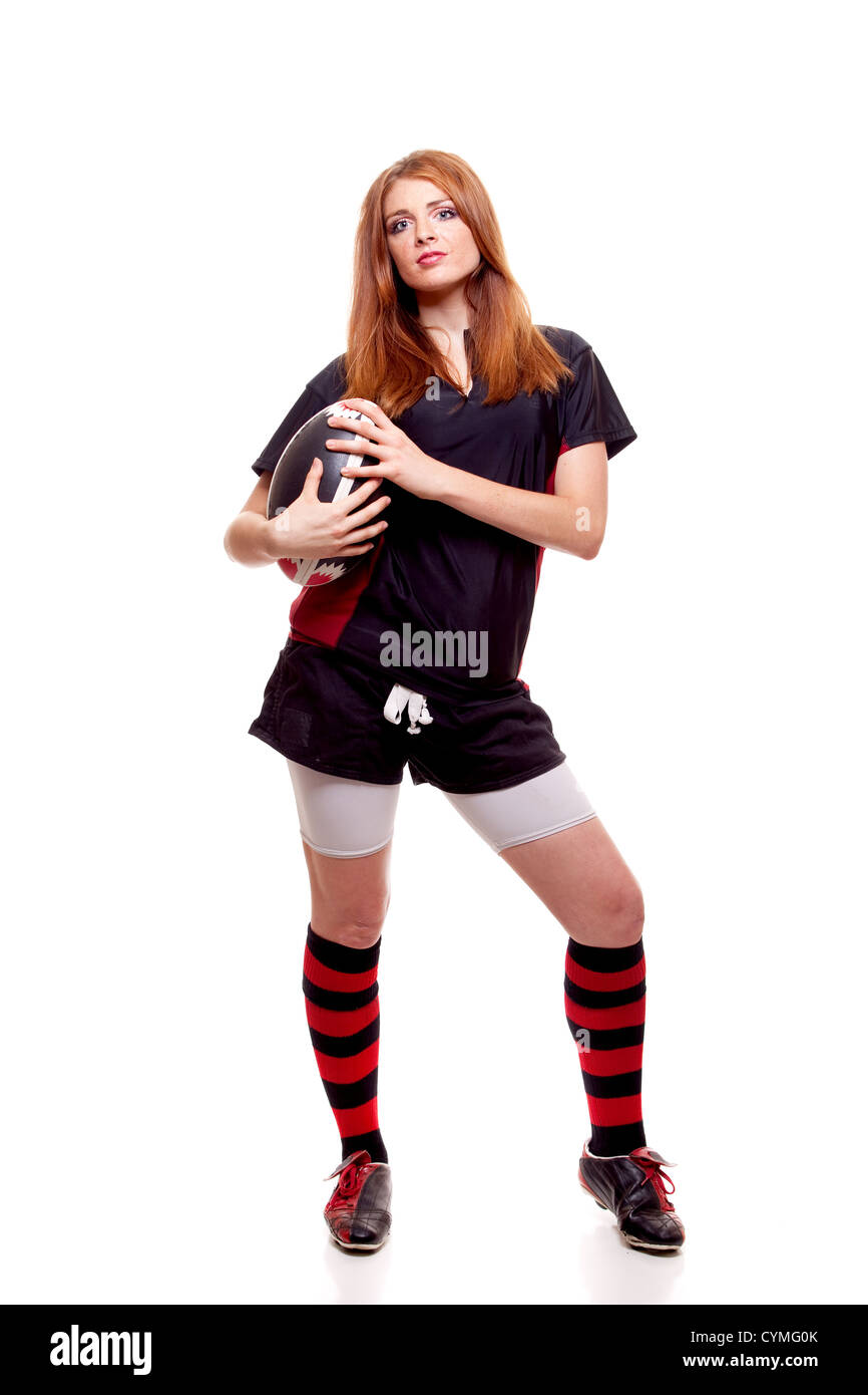 Girl rugby player hi-res stock photography and images - Alamy