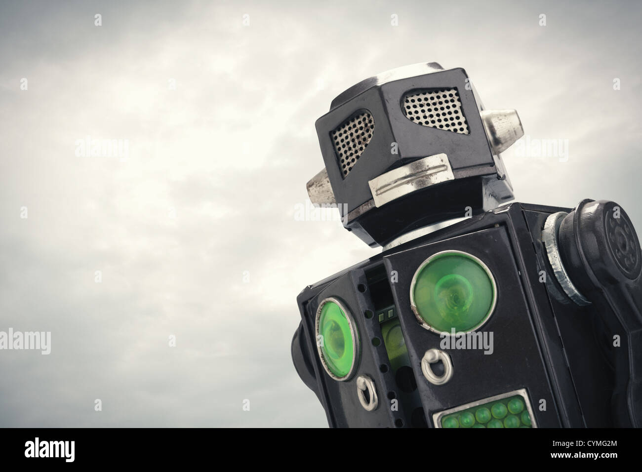 Old vintage toy robots hi-res stock photography and images - Alamy