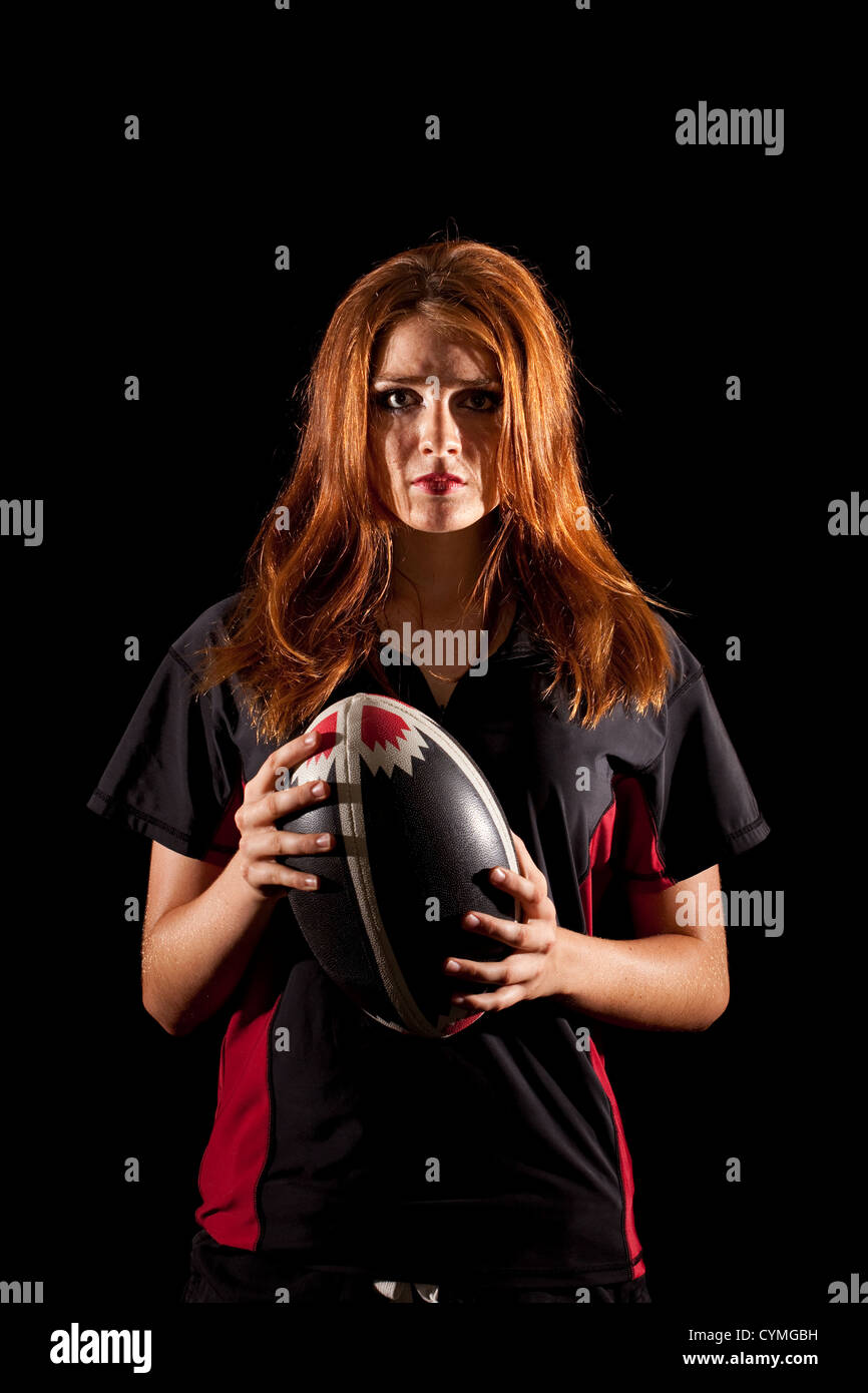 Girl rugby player hi-res stock photography and images - Alamy