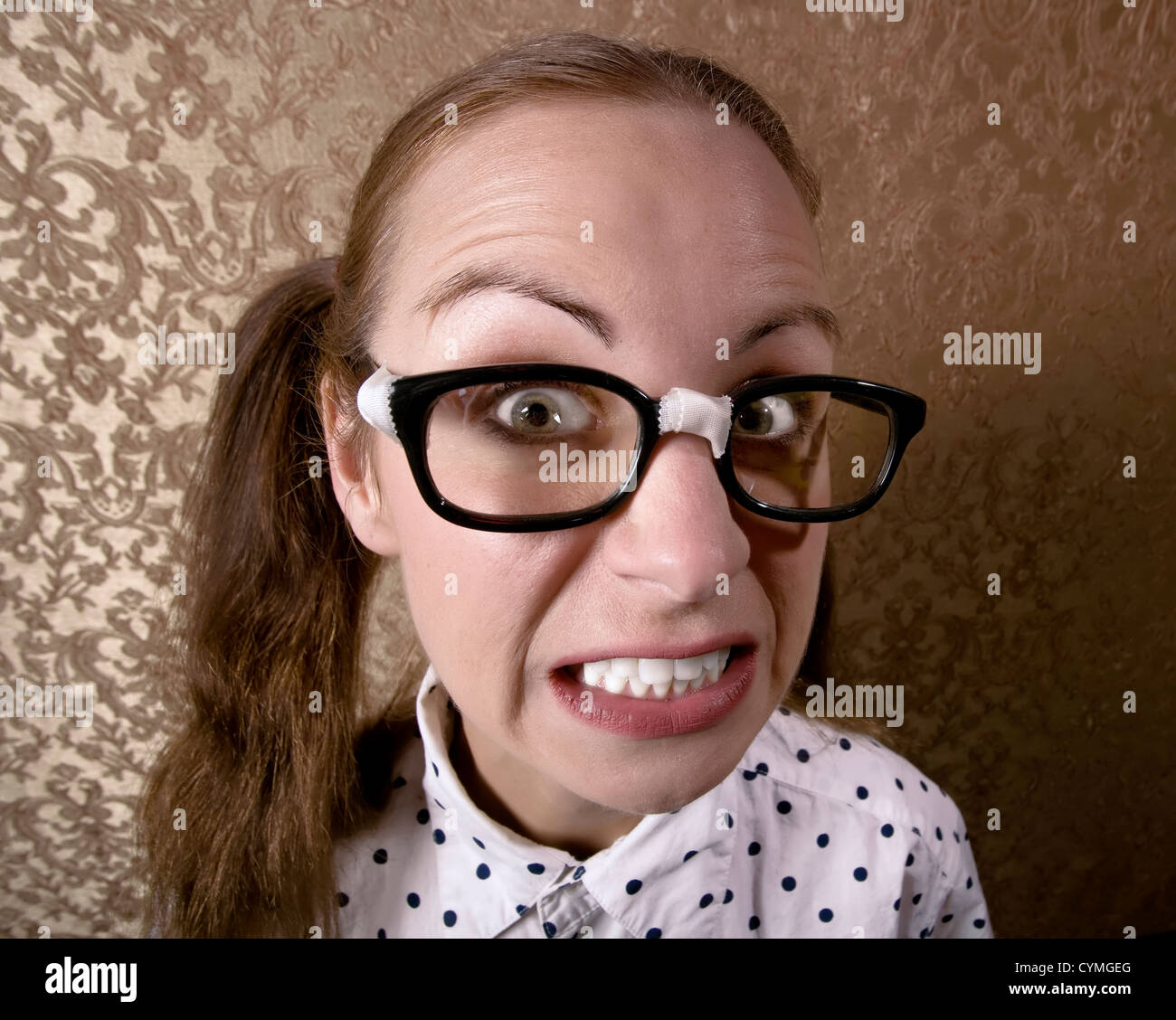 Geek Glasses With Tape