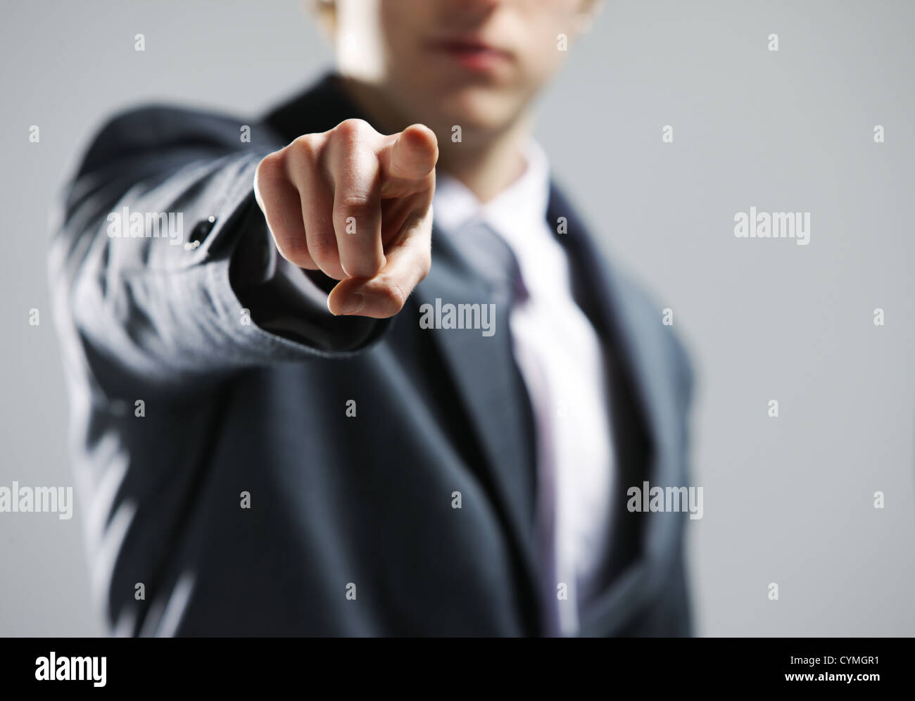Pointing out hi-res stock photography and images - Alamy