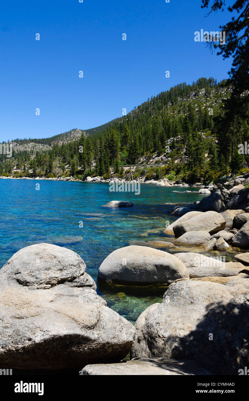 Lake Tahoe - Crystal Bay, from near Sand Harbor Stock Photo - Alamy