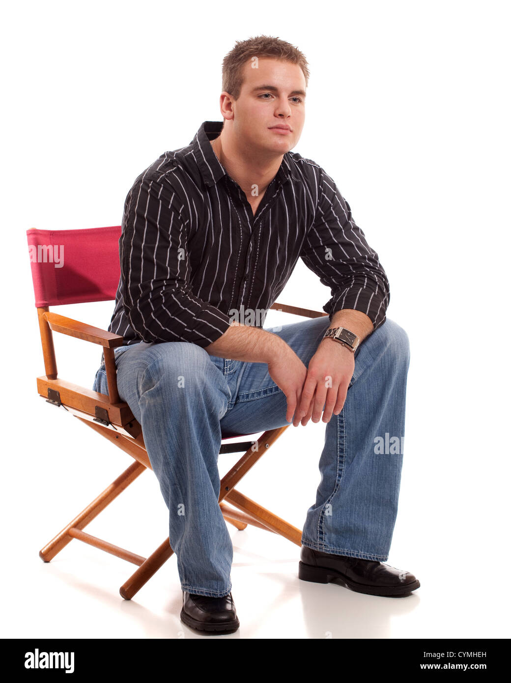 Man seated on chair hi-res stock photography and images - Alamy