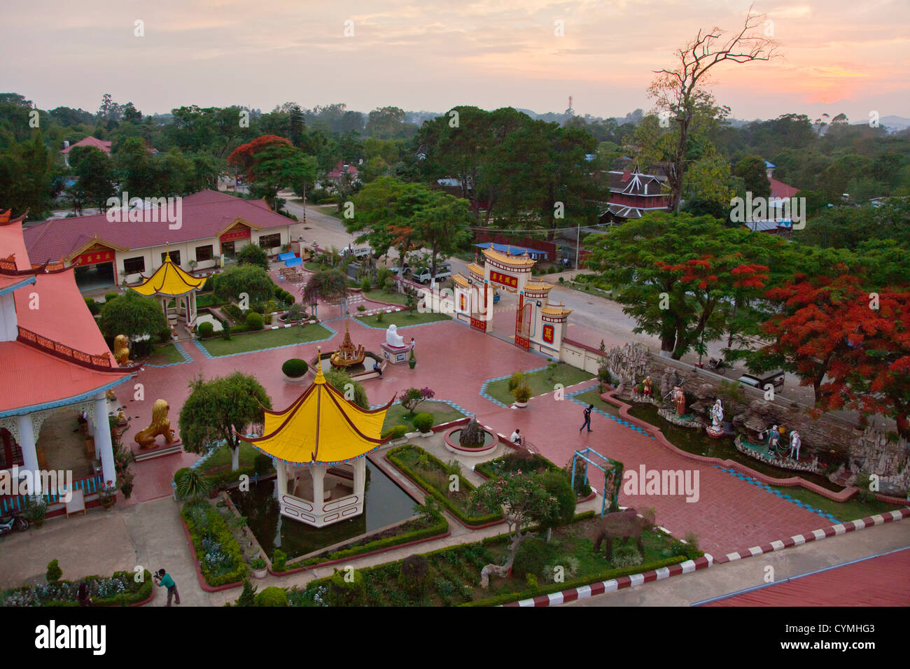 The CHINESE TEMPLE in the town of PYIN U LWIN also known as MAYMYO ...