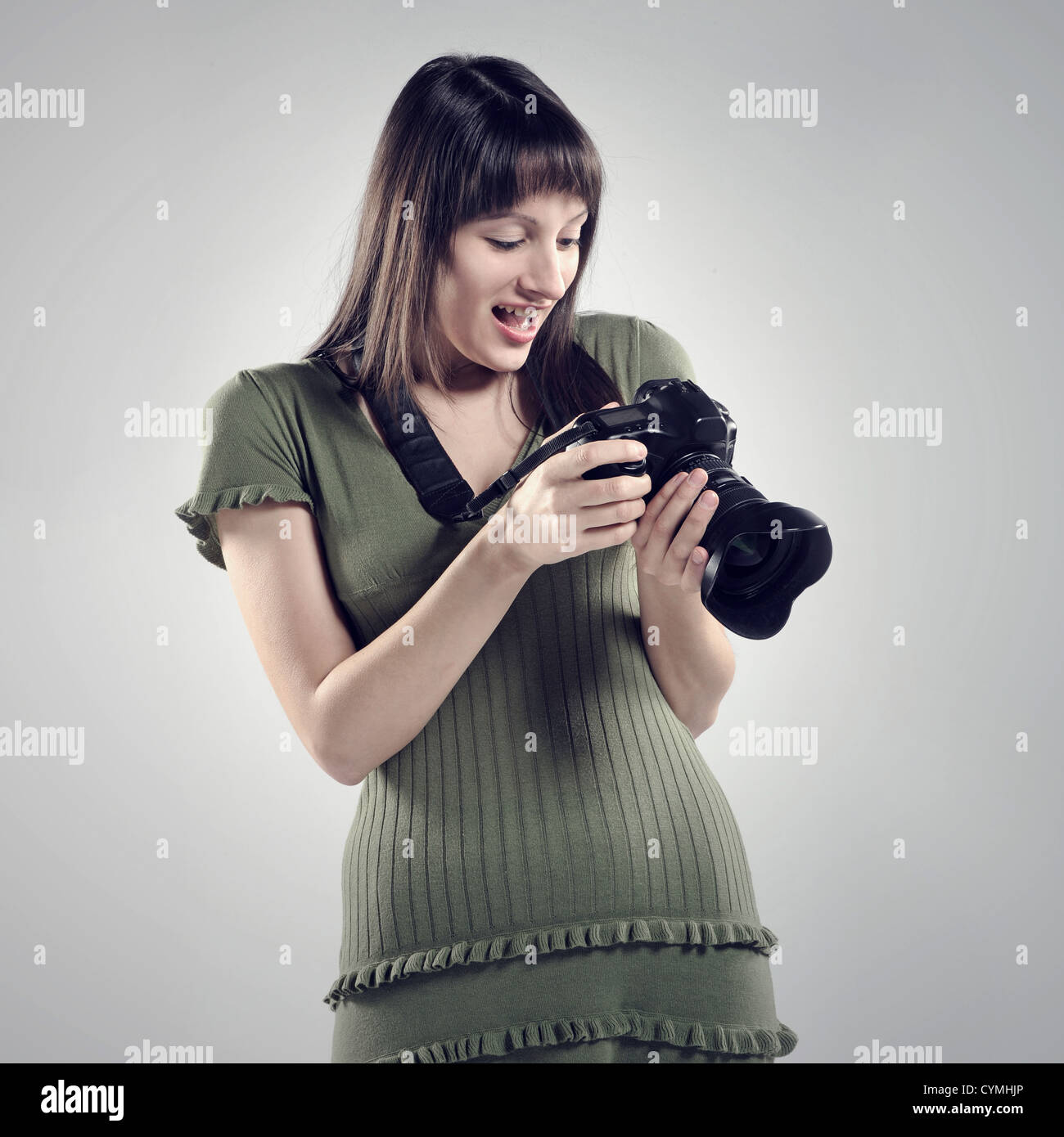 professional photographer see the pictures Stock Photo - Alamy
