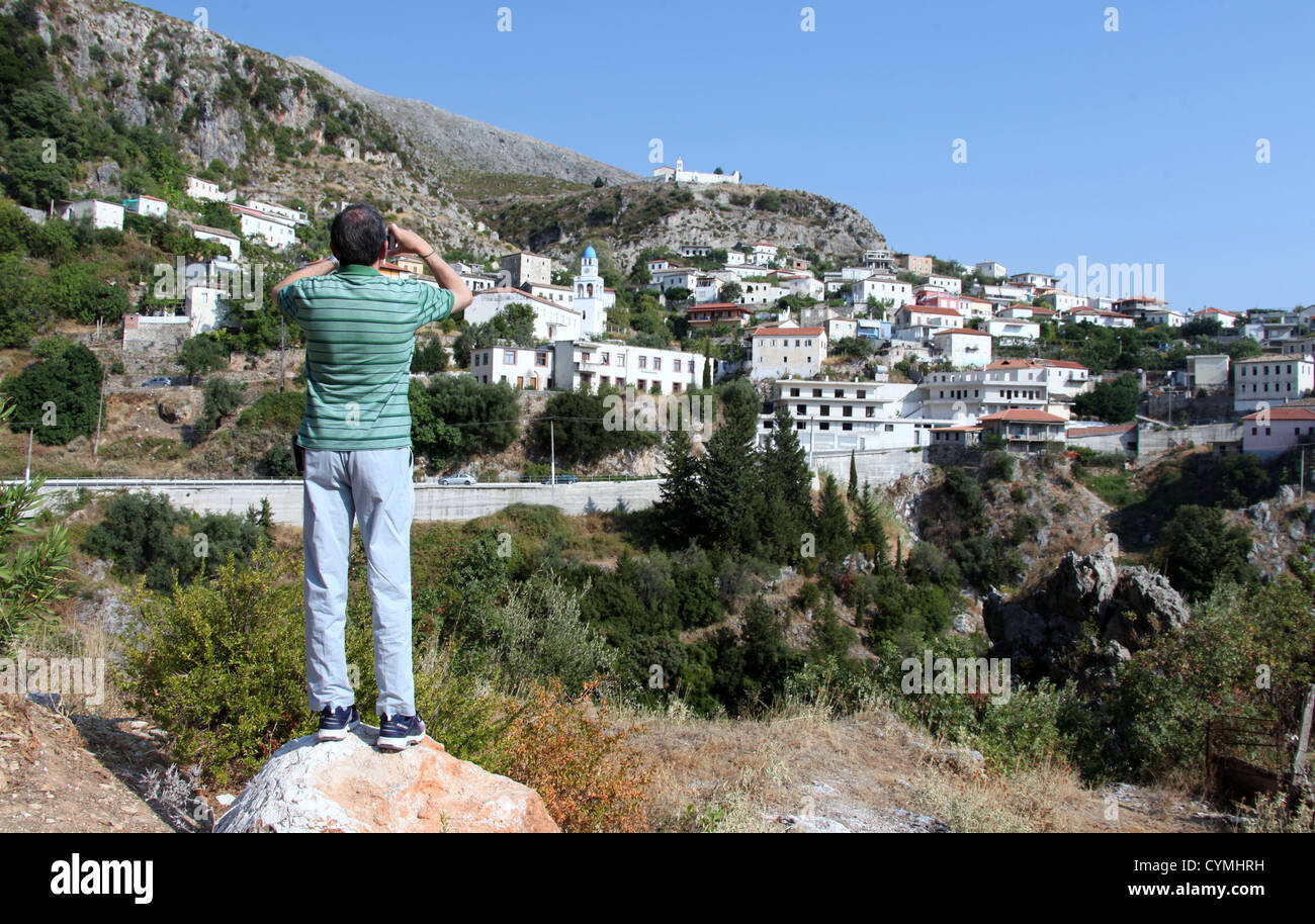 Dhermi tourist destination albania dhermi hi-res stock photography and ...