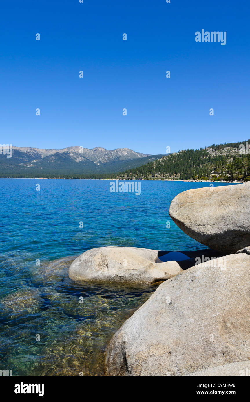 Lake Tahoe - Crystal Bay, from near Sand Harbor Stock Photo - Alamy