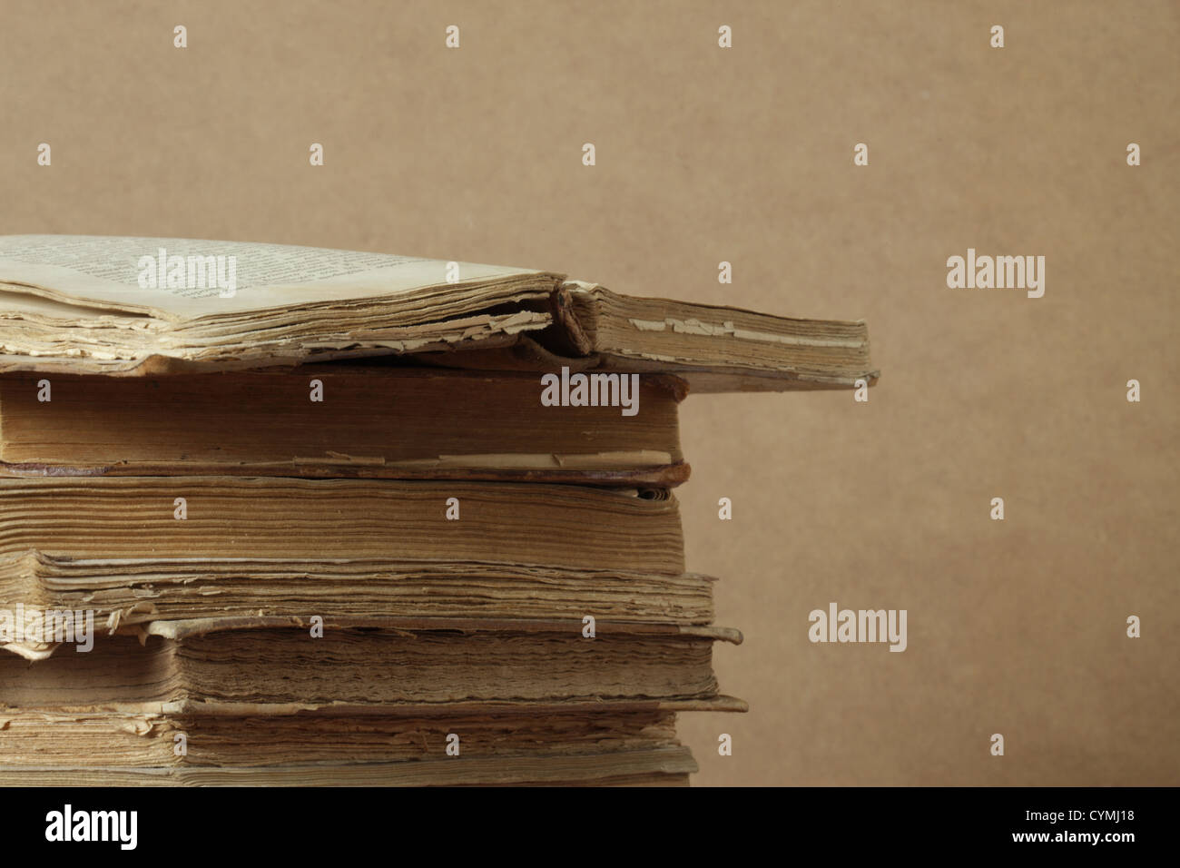 a stack of old books Stock Photo - Alamy