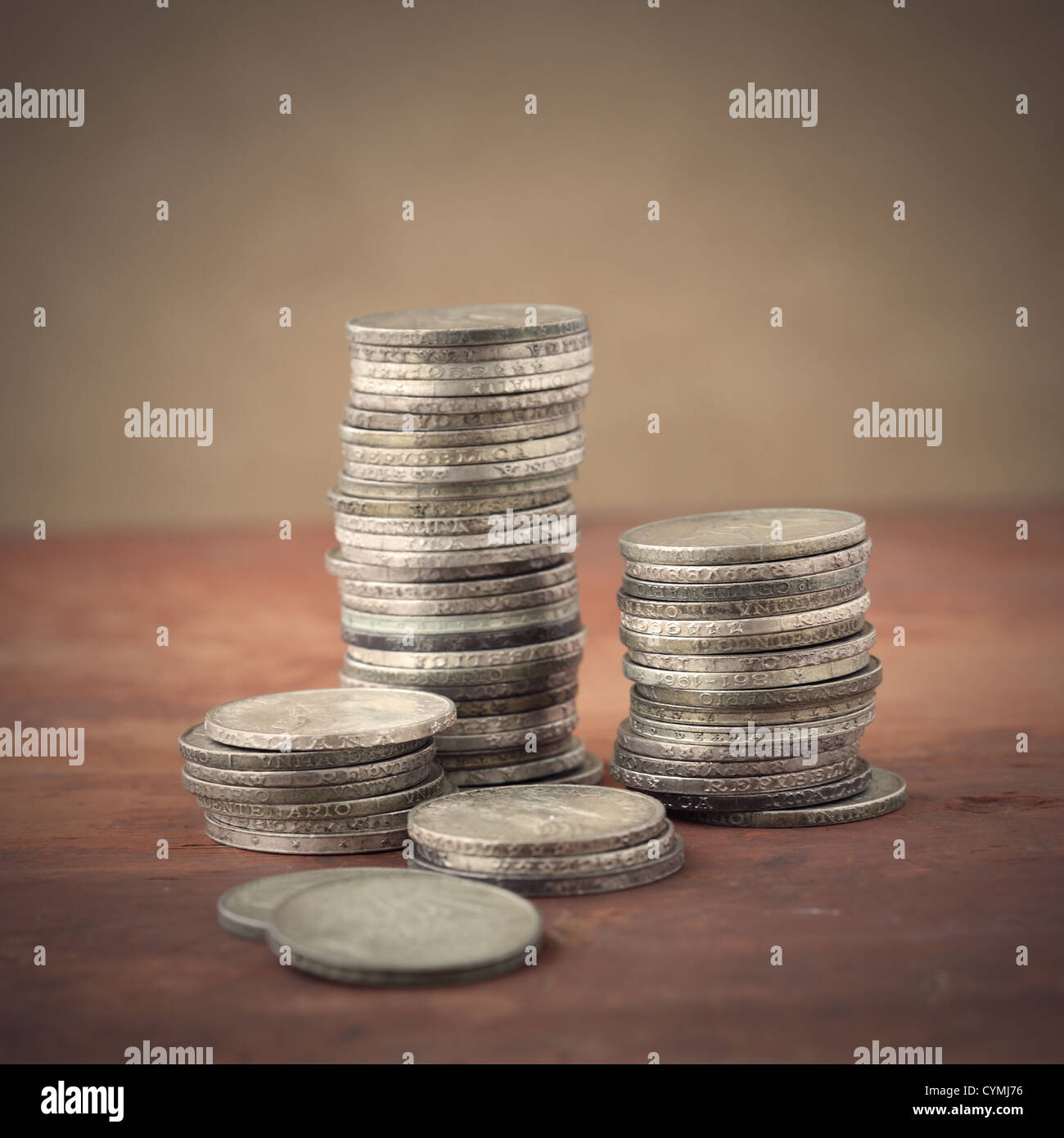 Old italian currency hi-res stock photography and images - Alamy