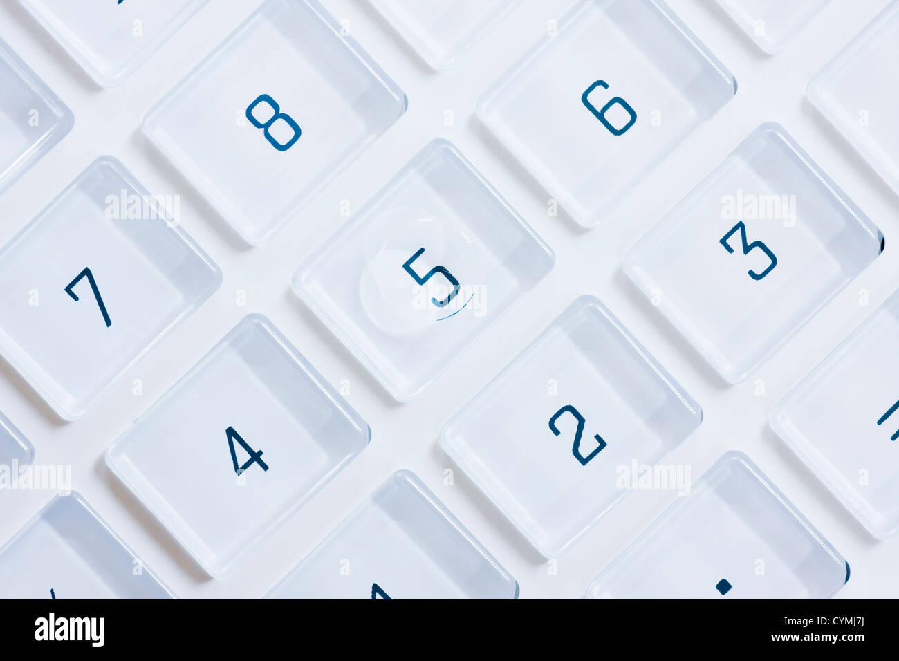 Keys of a calculator Stock Photo - Alamy