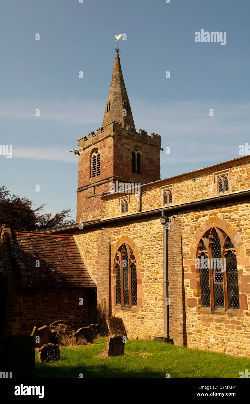 St Faith`s Church, Kilsby, Northamptonshire, England, UK Stock Photo ...