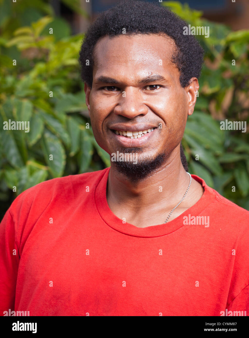 Handsome papua new guinea man hi-res stock photography and images - Alamy