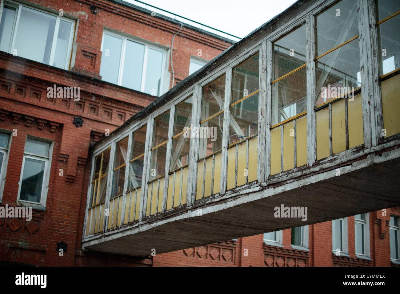 Rain at Red October factory in Moscow, Russia Stock Photo - Alamy