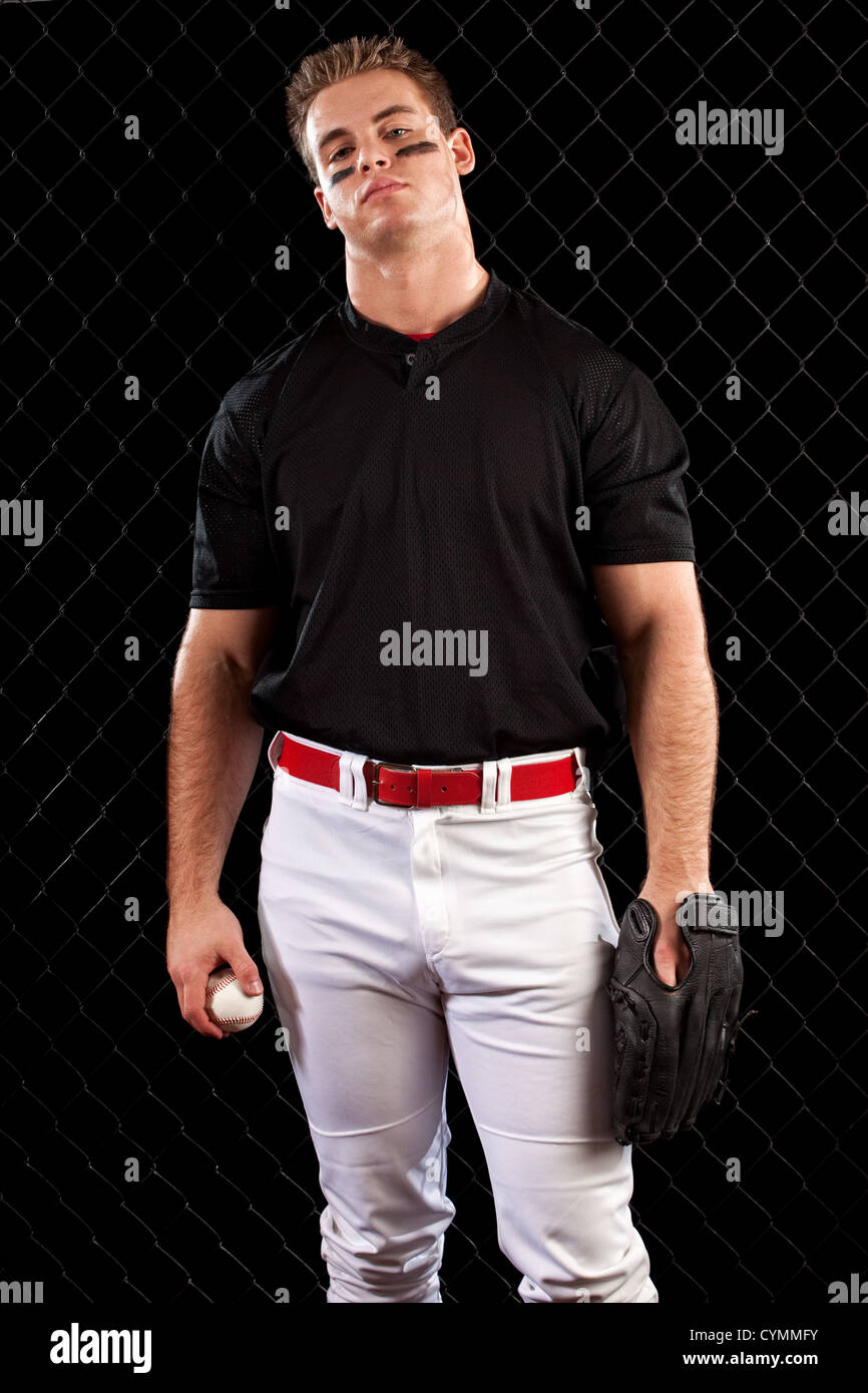 Black baseball jersey hi-res stock photography and images - Alamy