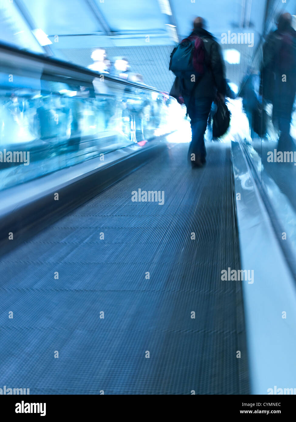 A man in a train station Stock Photo - Alamy