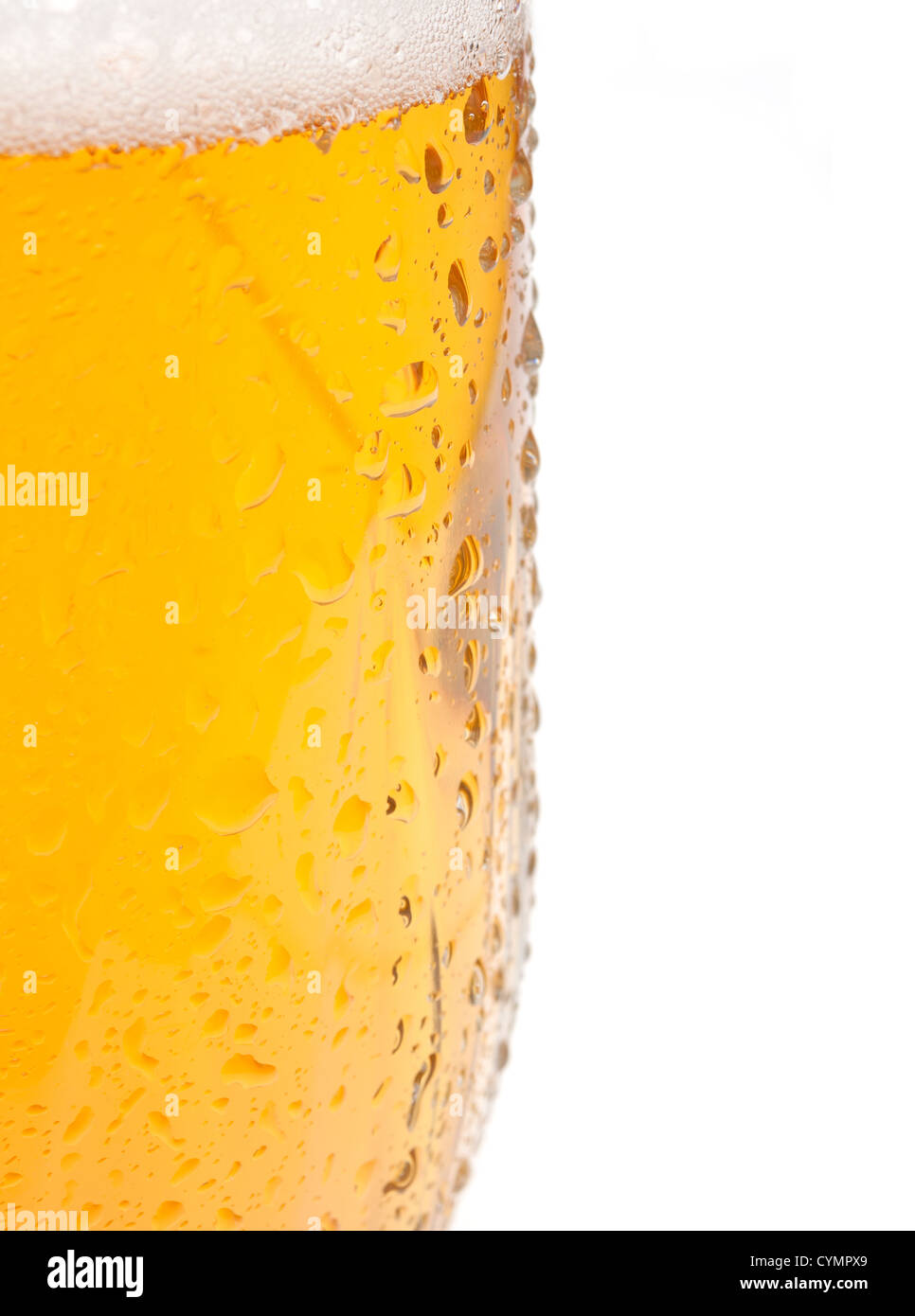 Fresh draught cold beer macro hi-res stock photography and images - Alamy