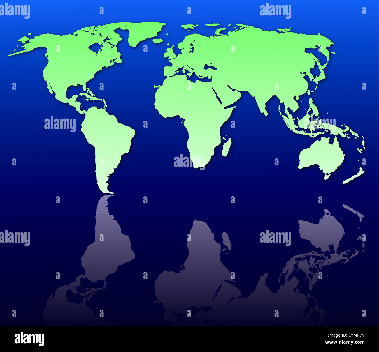 world map or globe with all continents Stock Photo - Alamy