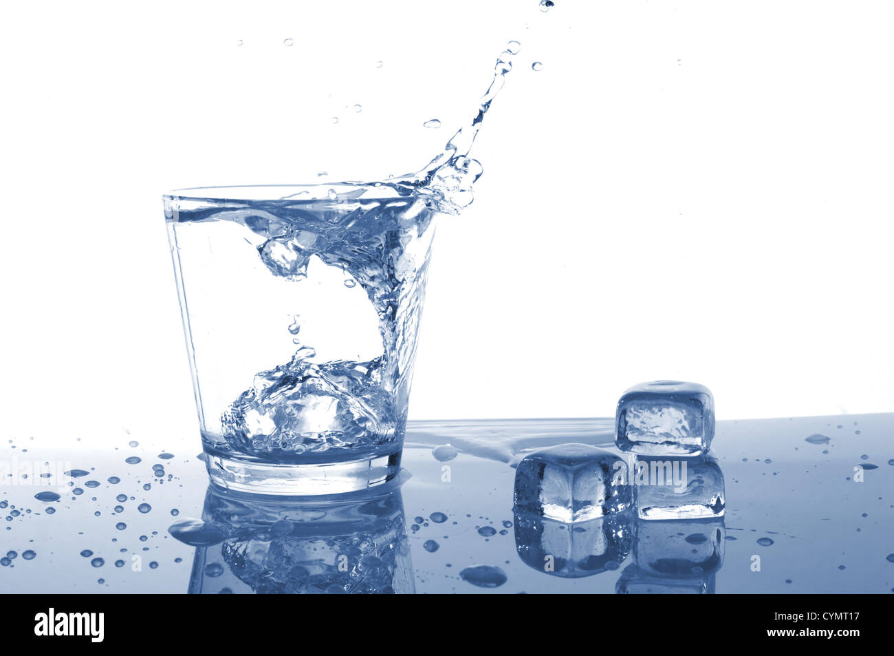 food and beverage photo with class of ice water Stock Photo - Alamy