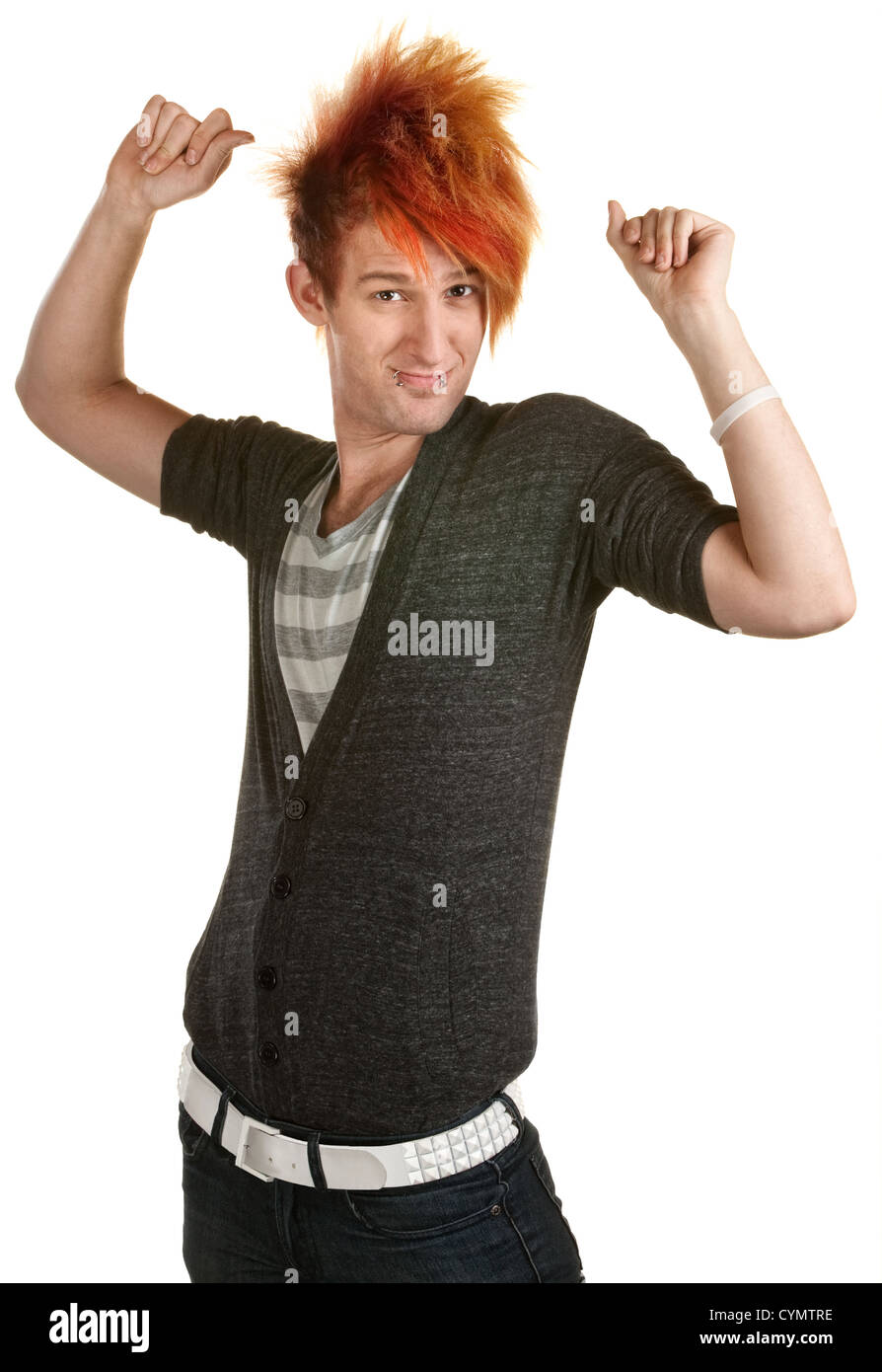 Teenager with mohawk hi-res stock photography and images - Alamy