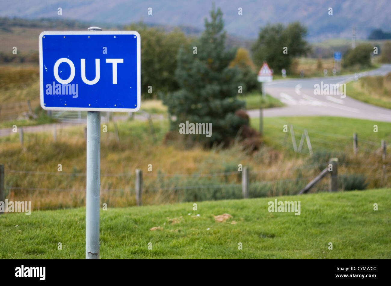 Scottish road sign hi-res stock photography and images - Alamy