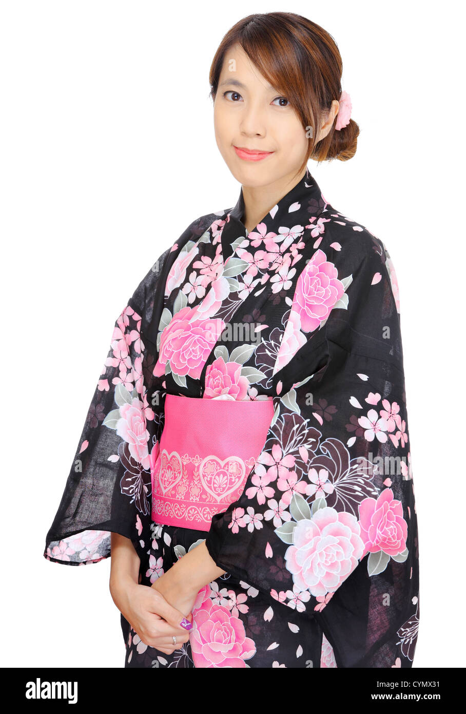 japanese kimono woman Stock Photo - Alamy