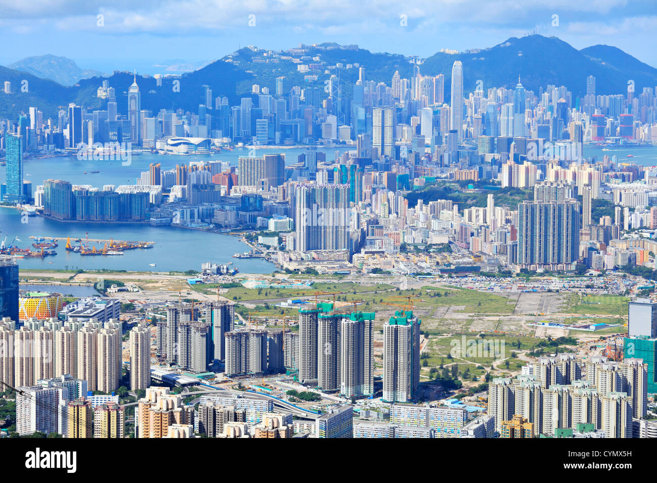 Hong Kong crowded building Stock Photo - Alamy