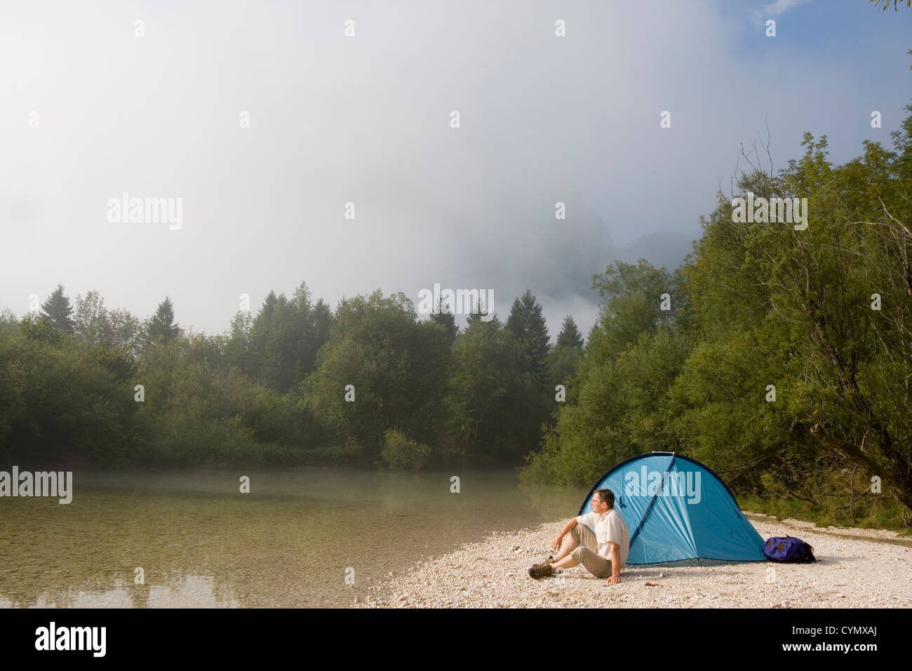 Sitting man beside hi-res stock photography and images - Alamy