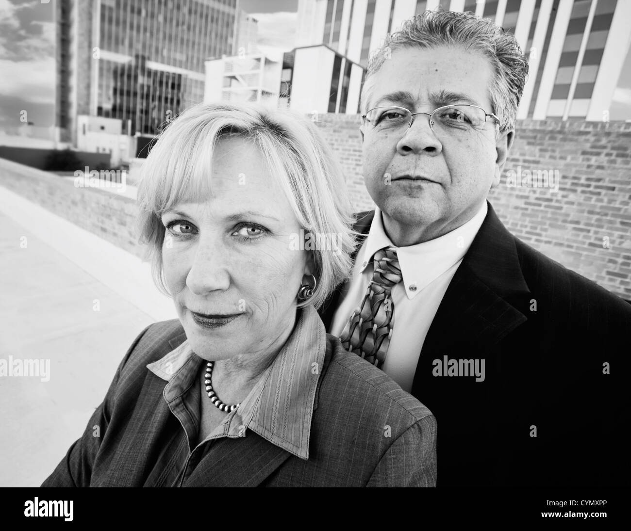 Portrait female executive office Black and White Stock Photos & Images ...