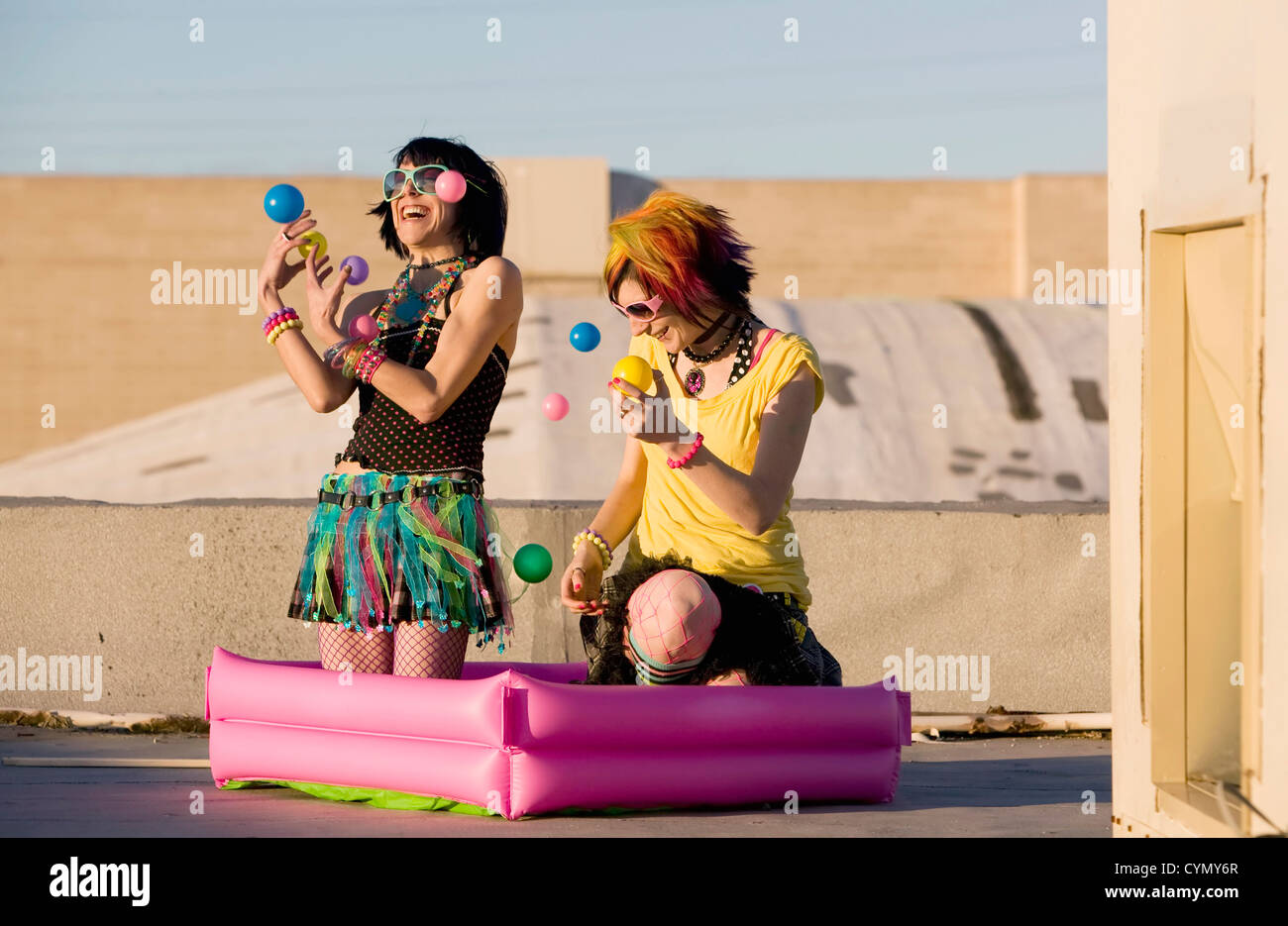 Rooftop inflatable hi-res stock photography and images - Alamy