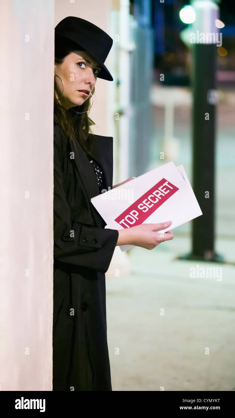 Female Spy Trench Coat Female Spy Trench Coat