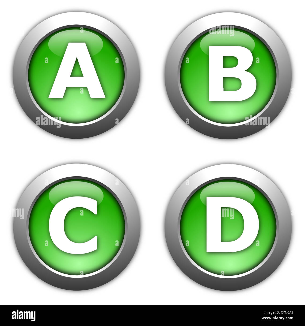 collection of web button alphabet and numbers Stock Photo - Alamy