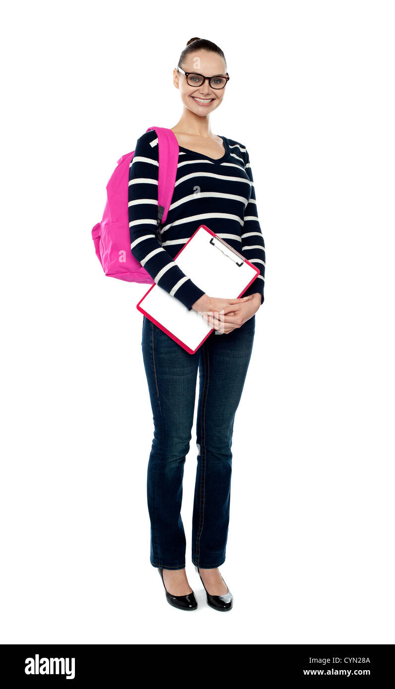 Full length college student hi-res stock photography and images - Alamy