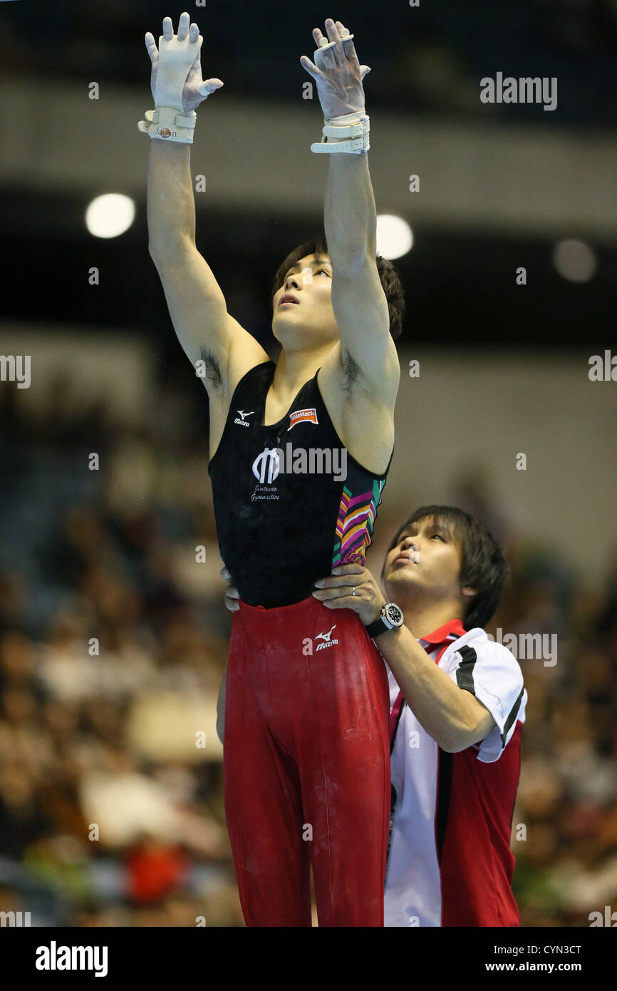 (L to R) Ryohei Kato, Hiroyuki Tomita, NOVEMBER 4, 2012 - Artistic Gymnastics : The 66th All ...