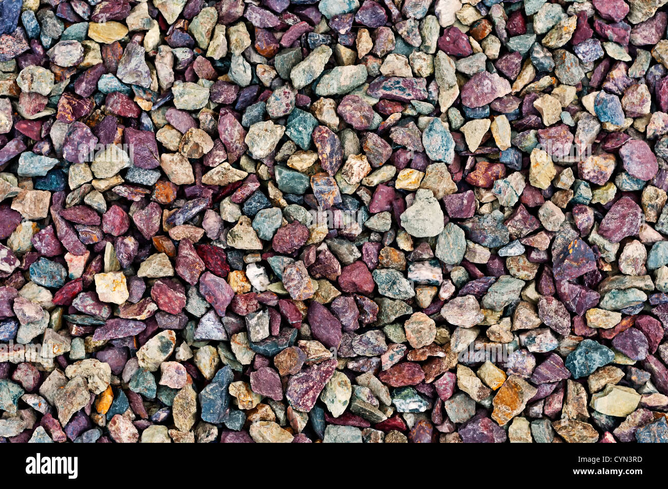 Stone pebbles with grey reddish color range Stock Photo - Alamy