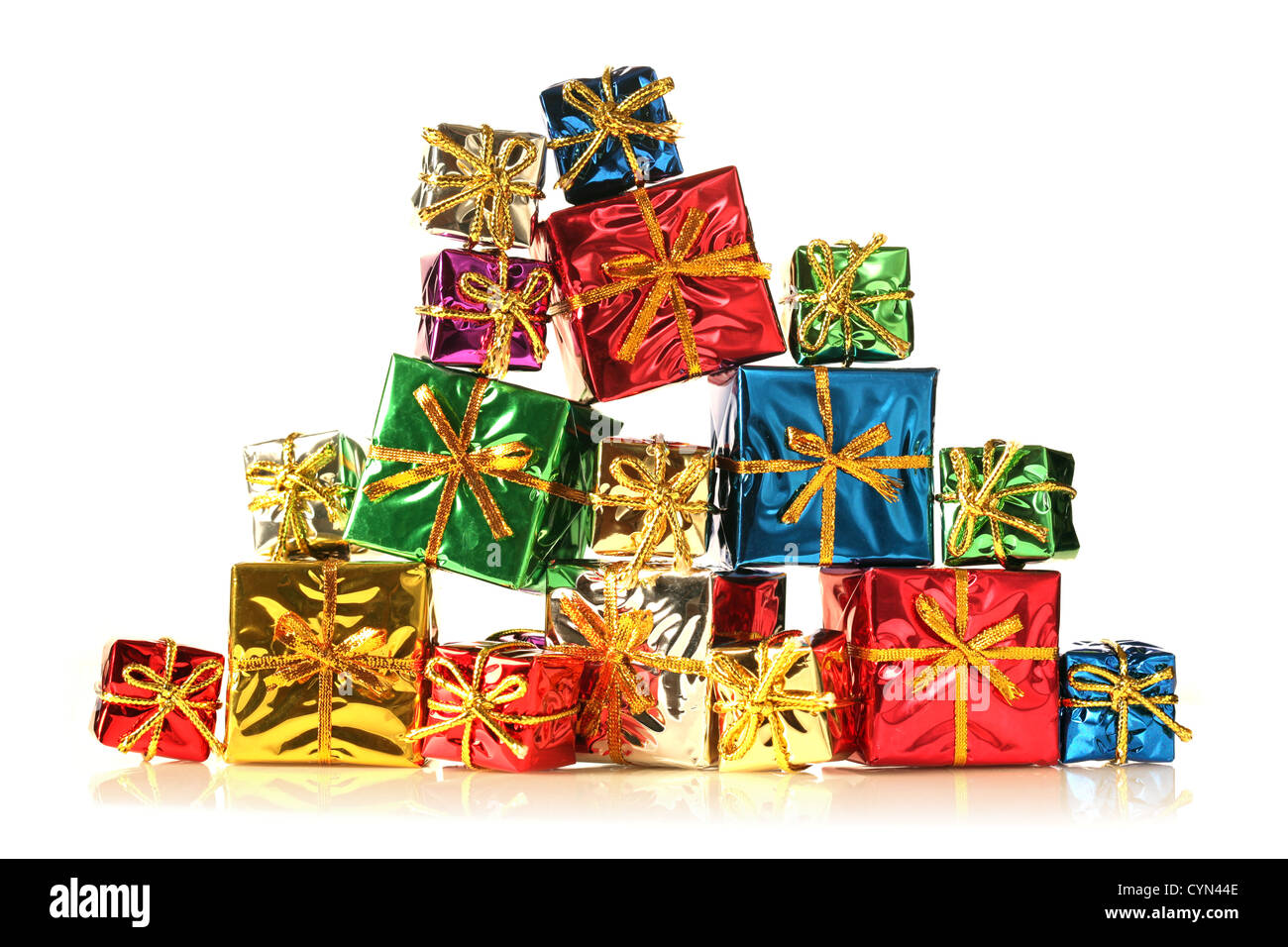 Red box shiny christmas Cut Out Stock Images & Pictures - Alamy