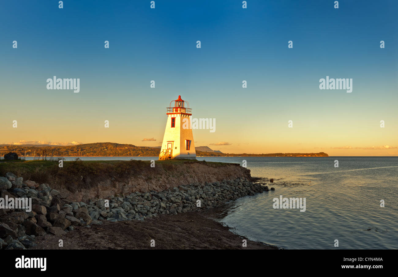 Lighthouse in the light of an early morning Stock Photo - Alamy