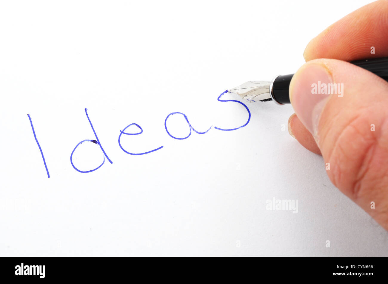 Ideas word showing creativity hi-res stock photography and images - Alamy