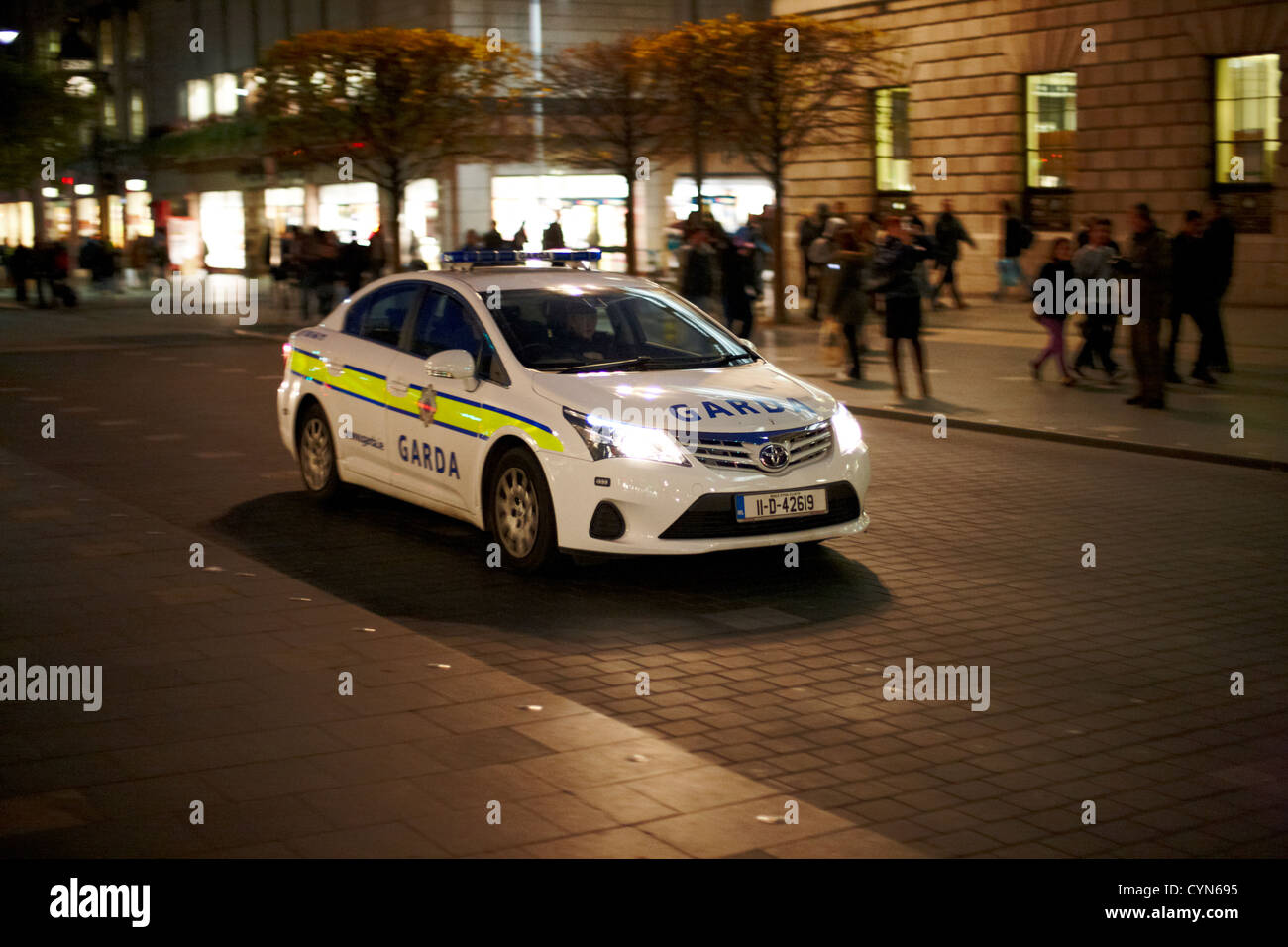 Irish police car hi-res stock photography and images - Alamy