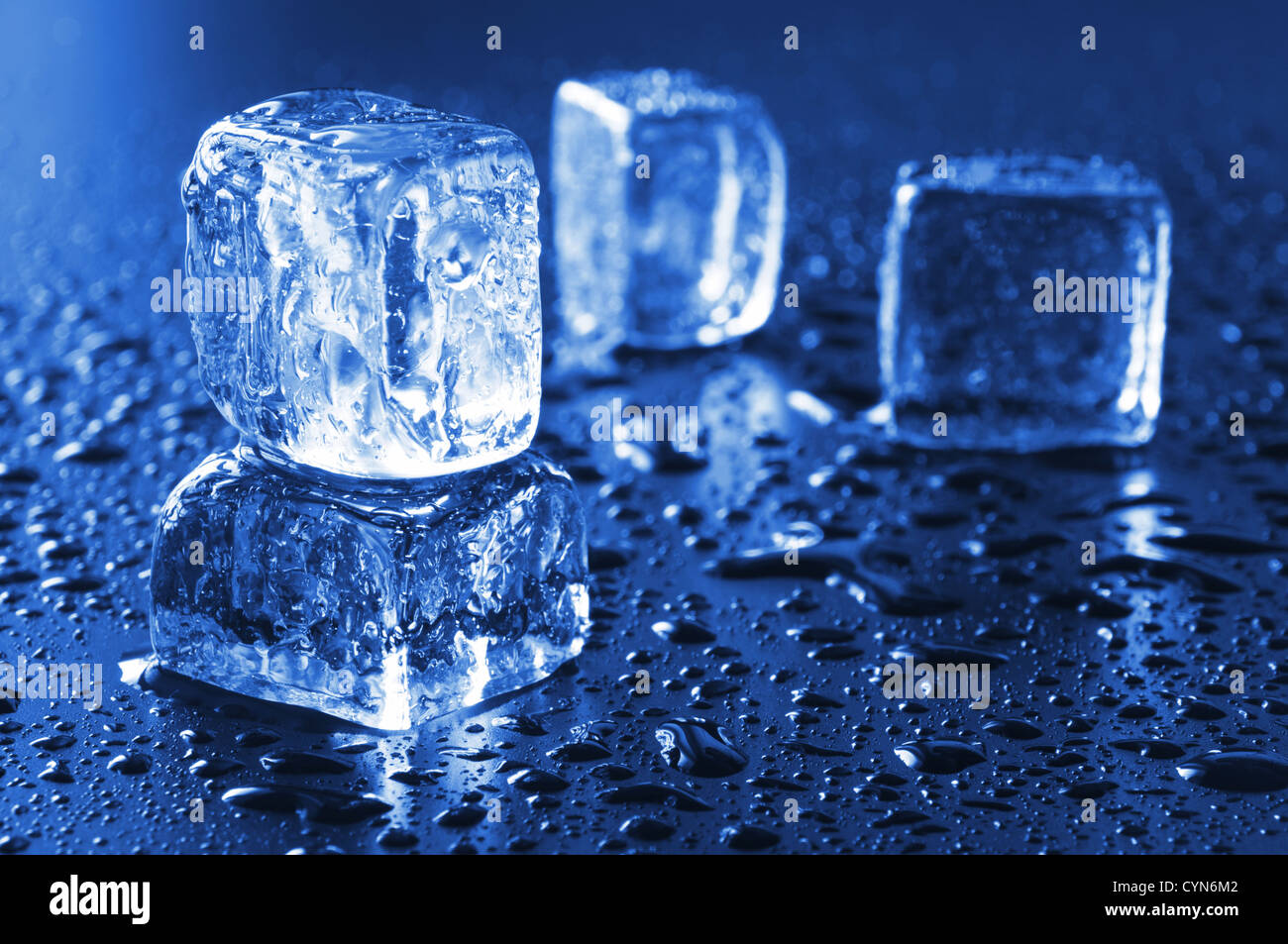 cold ice with water drops for a cool summer drink Stock Photo - Alamy
