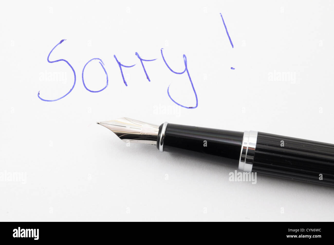 Say sorry hi-res stock photography and images - Alamy