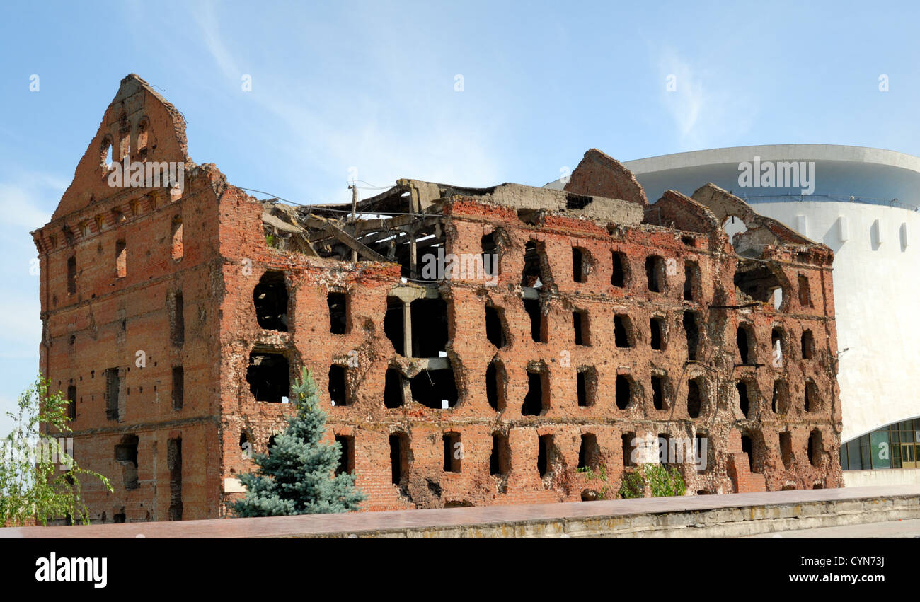 Museum - panorama "Stalingrad fight" - "The destroyed mill". Volgograd ...