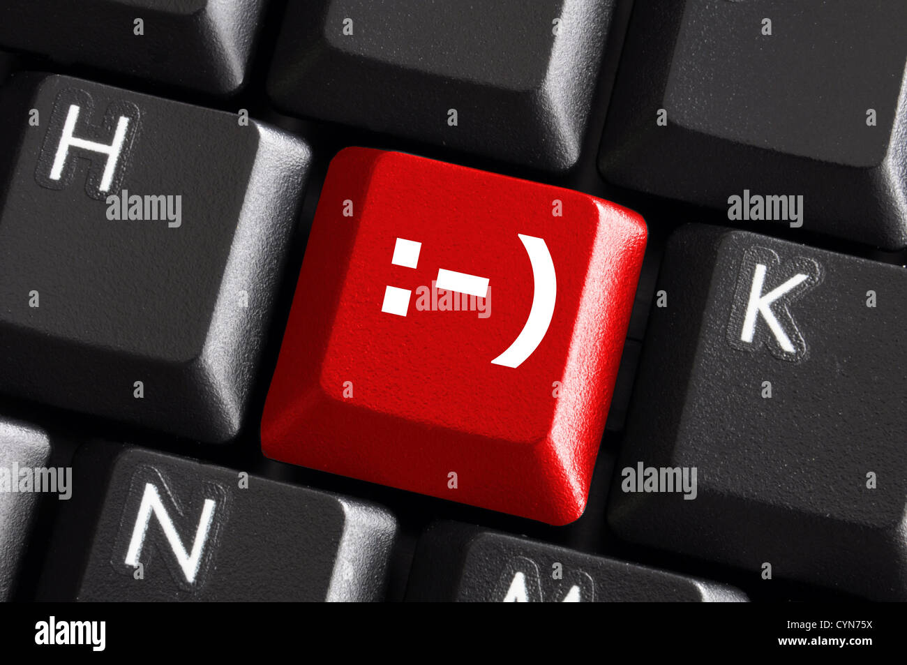 Computer Keyboard Smiley Face High Resolution Stock Photography and ...