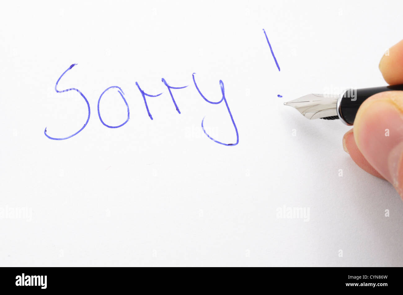 Say sorry hi-res stock photography and images - Alamy