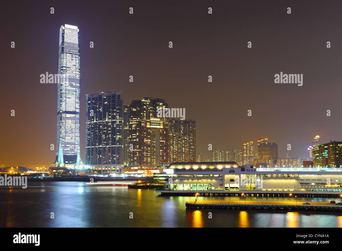 kowloon at night Stock Photo - Alamy