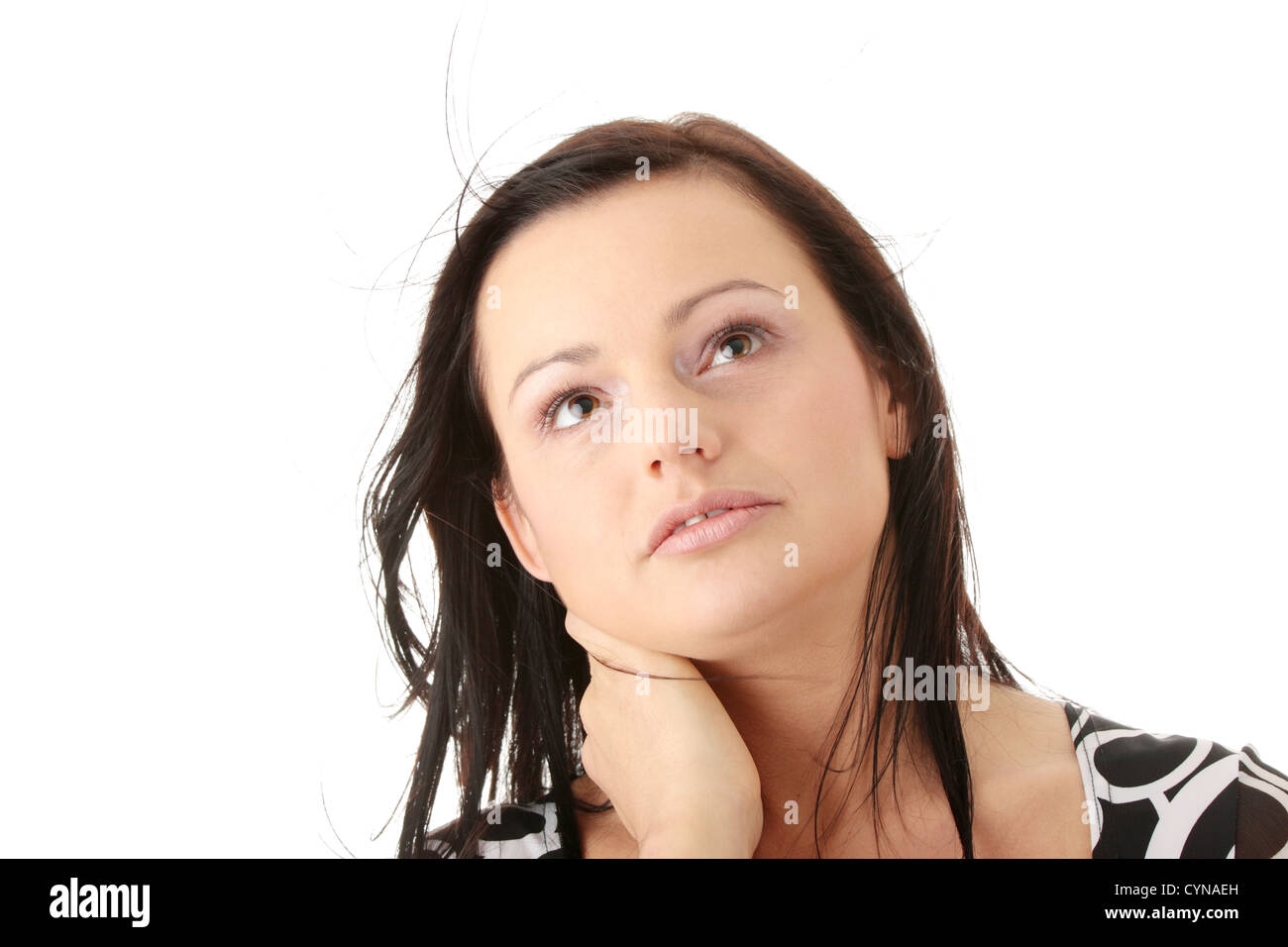 Crying young woman Stock Photo - Alamy