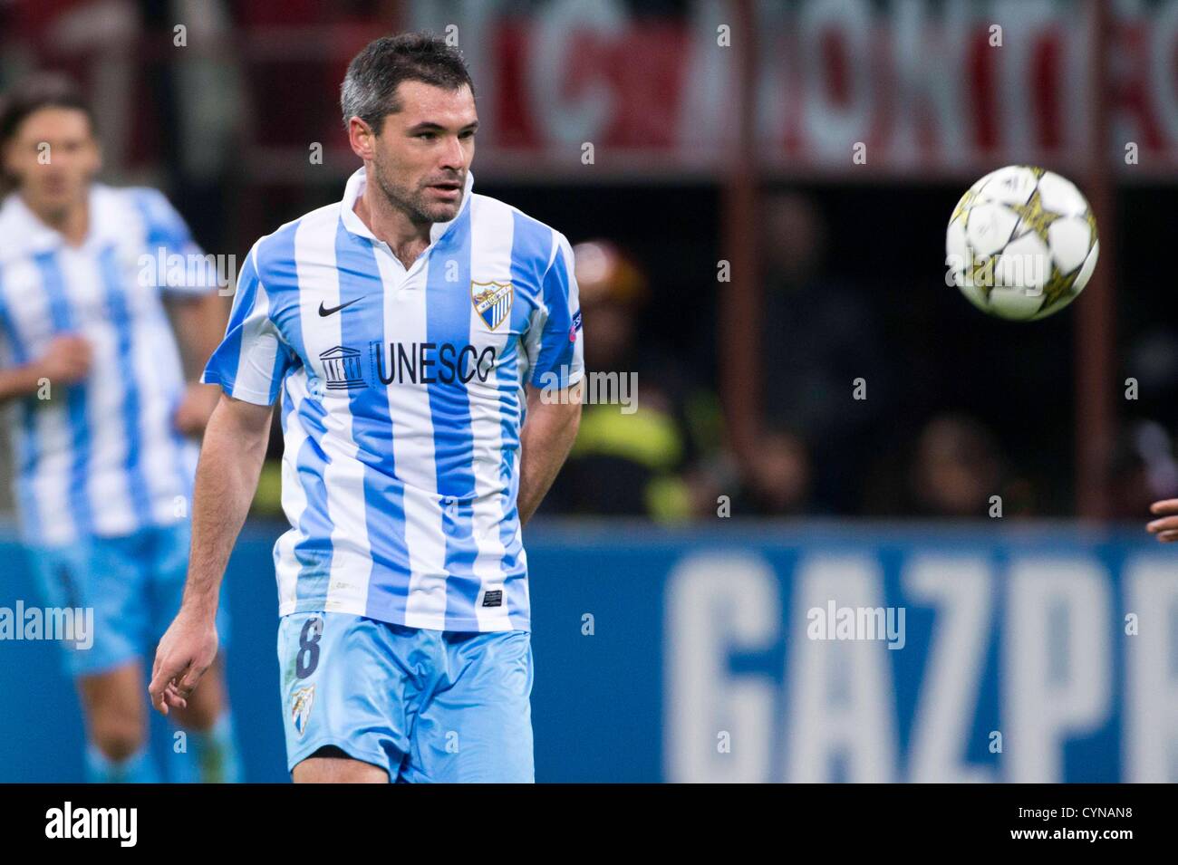 Jeremy Toulalan (Malaga), NOVEMBER 6, 2012 - Football / Soccer : UEFA ...