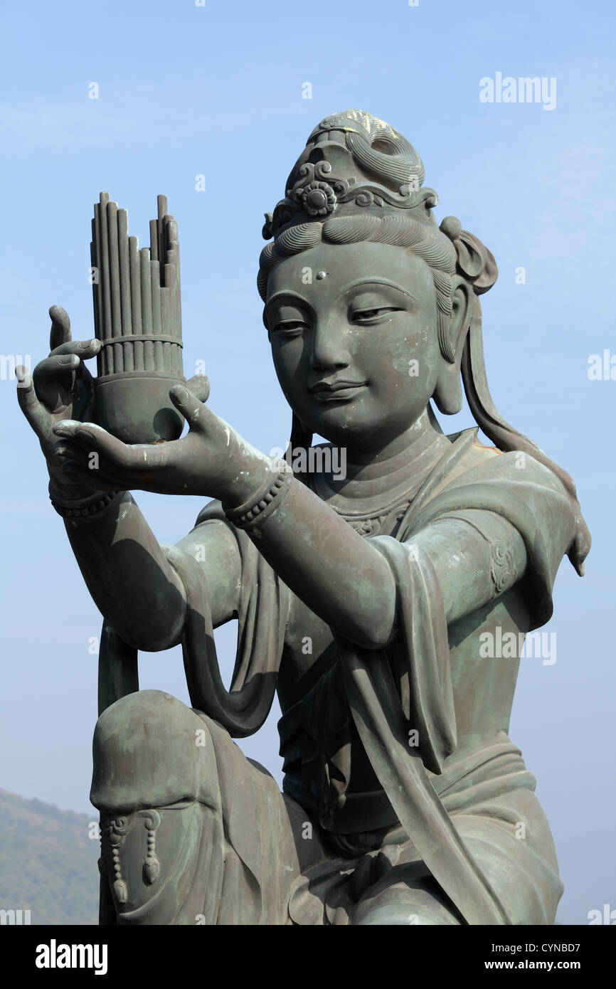 statue in chinese temple Stock Photo - Alamy