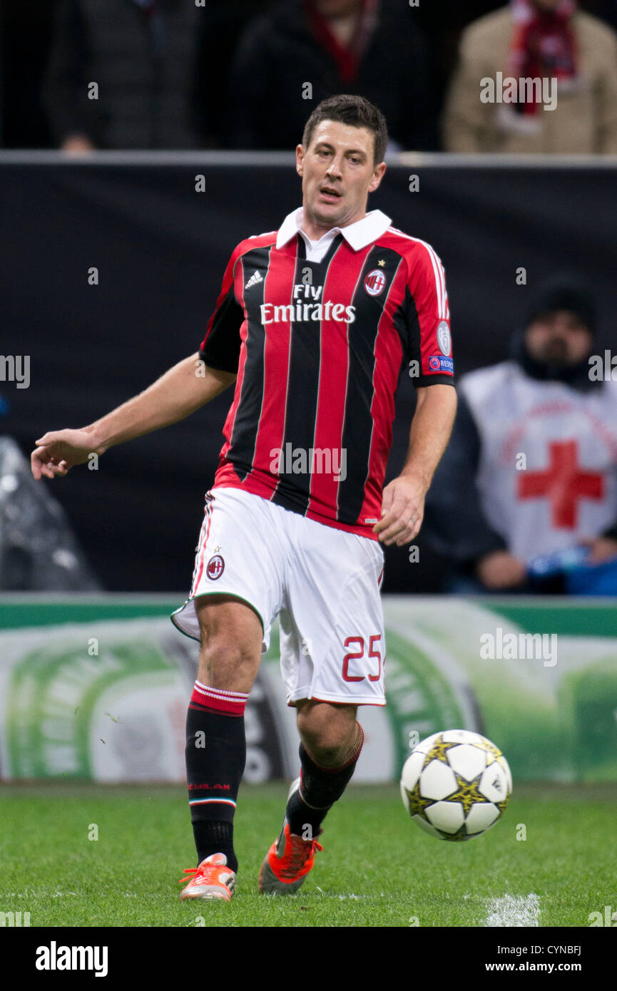 Daniele Bonera (Milan), NOVEMBER 6, 2012 - Football / Soccer : UEFA ...
